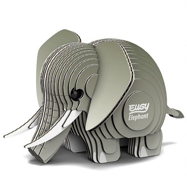 Elephant - 3D Cardboard Model Kit - ZooDoo