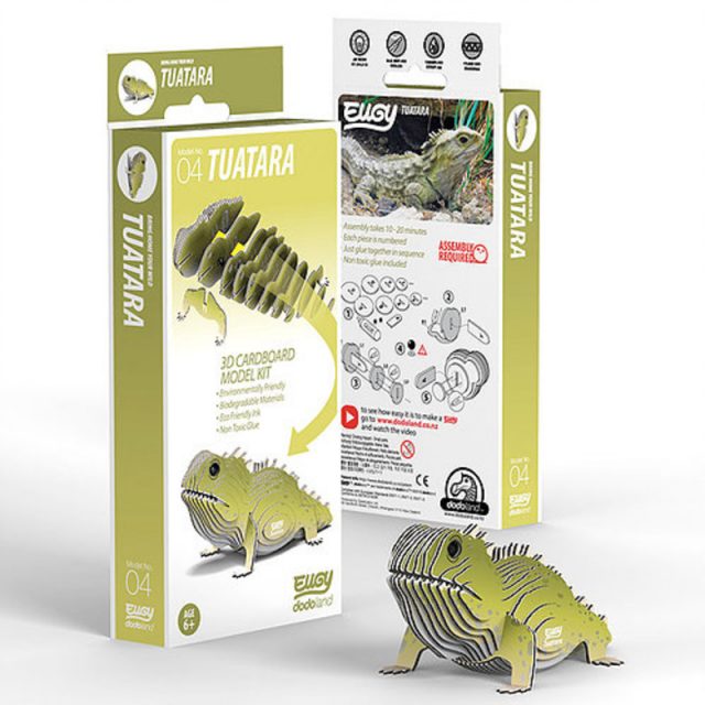 Tuatara - 3D Cardboard Model Kit - ZooDoo