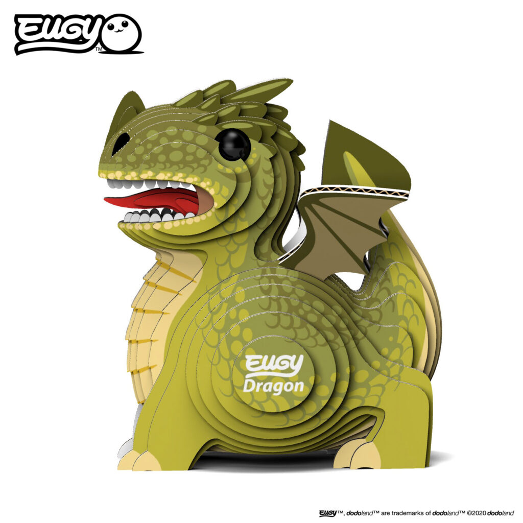 Dragon - 3D Cardboard Model Kit - ZooDoo